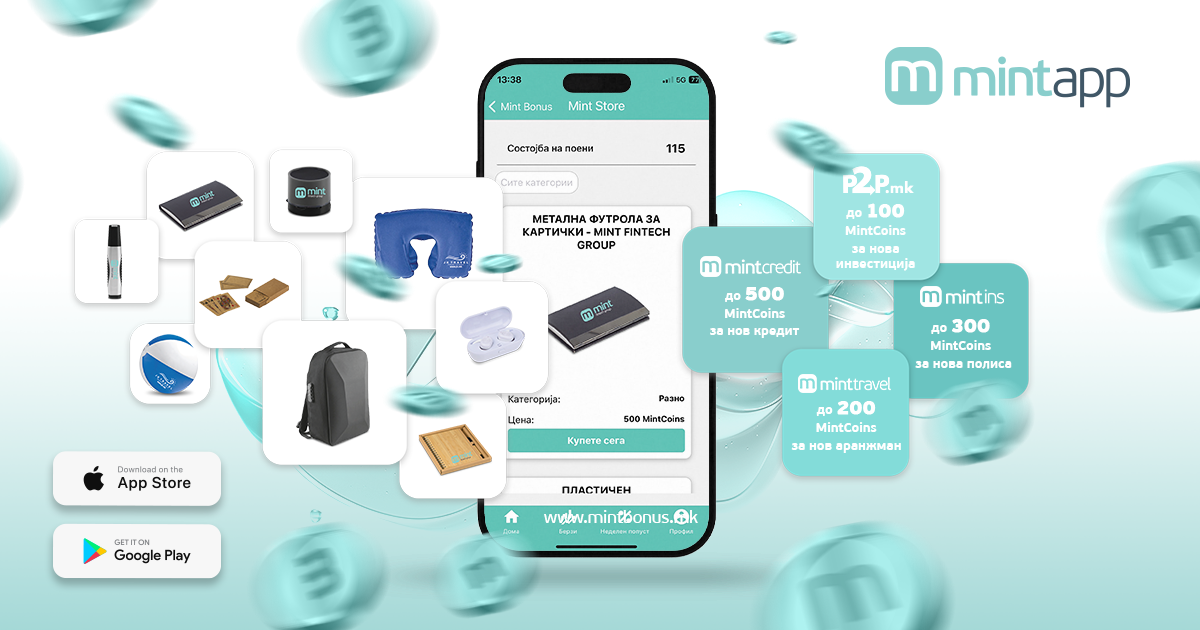 Новите производи се тука! Mint Bonus со нови изненадувања за лојалните ...